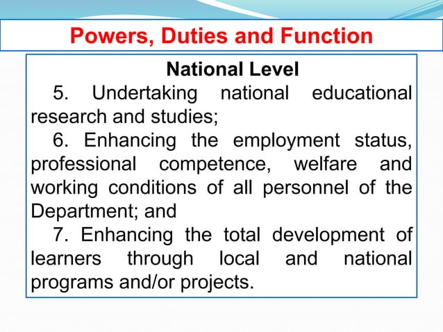 Department of Education (DepEd) Management Structure | PPTX