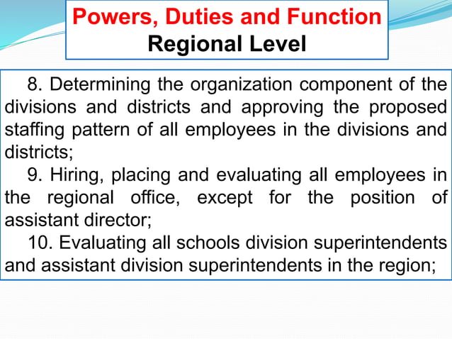 Department of Education (DepEd) Management Structure | PPTX