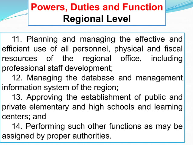 Department of Education (DepEd) Management Structure | PPTX