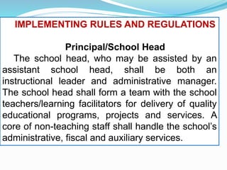 Department of Education (DepEd) Management Structure | PPTX