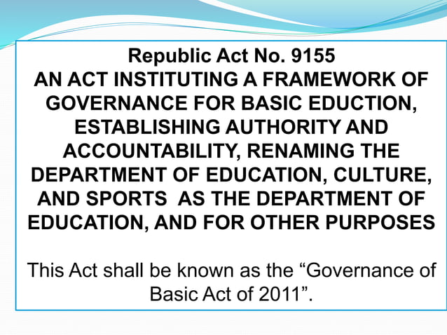 Department of Education (DepEd) Management Structure | PPTX
