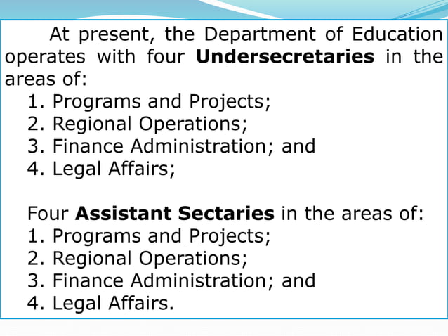 Department of Education (DepEd) Management Structure | PPTX