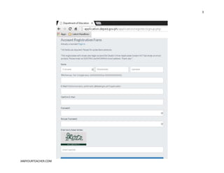 Department of Education Online Application - Step by Step Guide ...