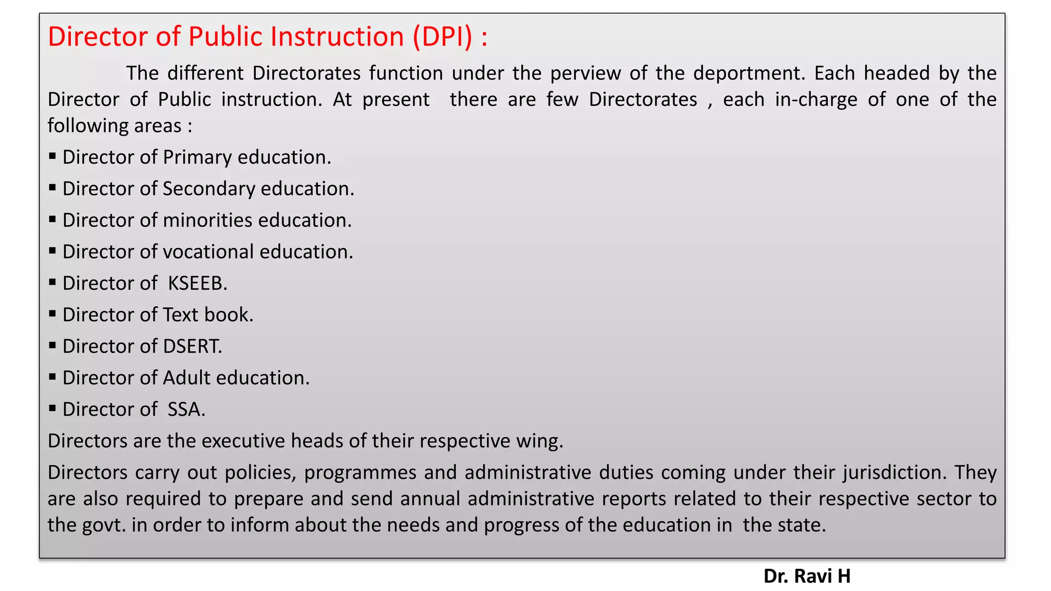 Role of Officials in Official Hierarchy of Department of Education ppt.pptx