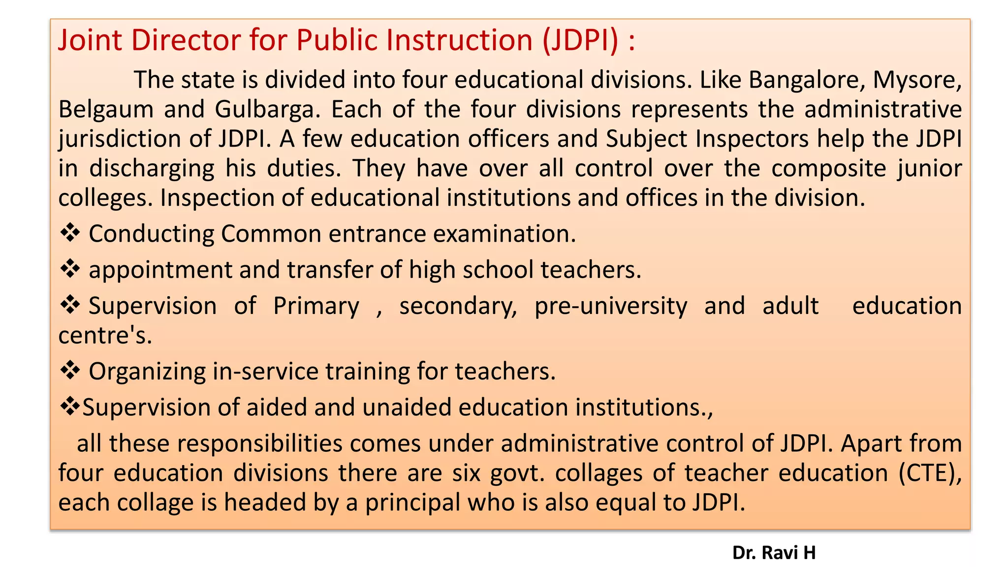 Role of Officials in Official Hierarchy of Department of Education ppt.pptx