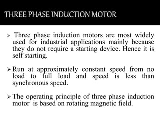 Speed control of Three phase Induction motor using AC voltage regulator ...