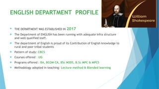 Department of English PPTF.pptxtttttttttttttttttttt | PPTX