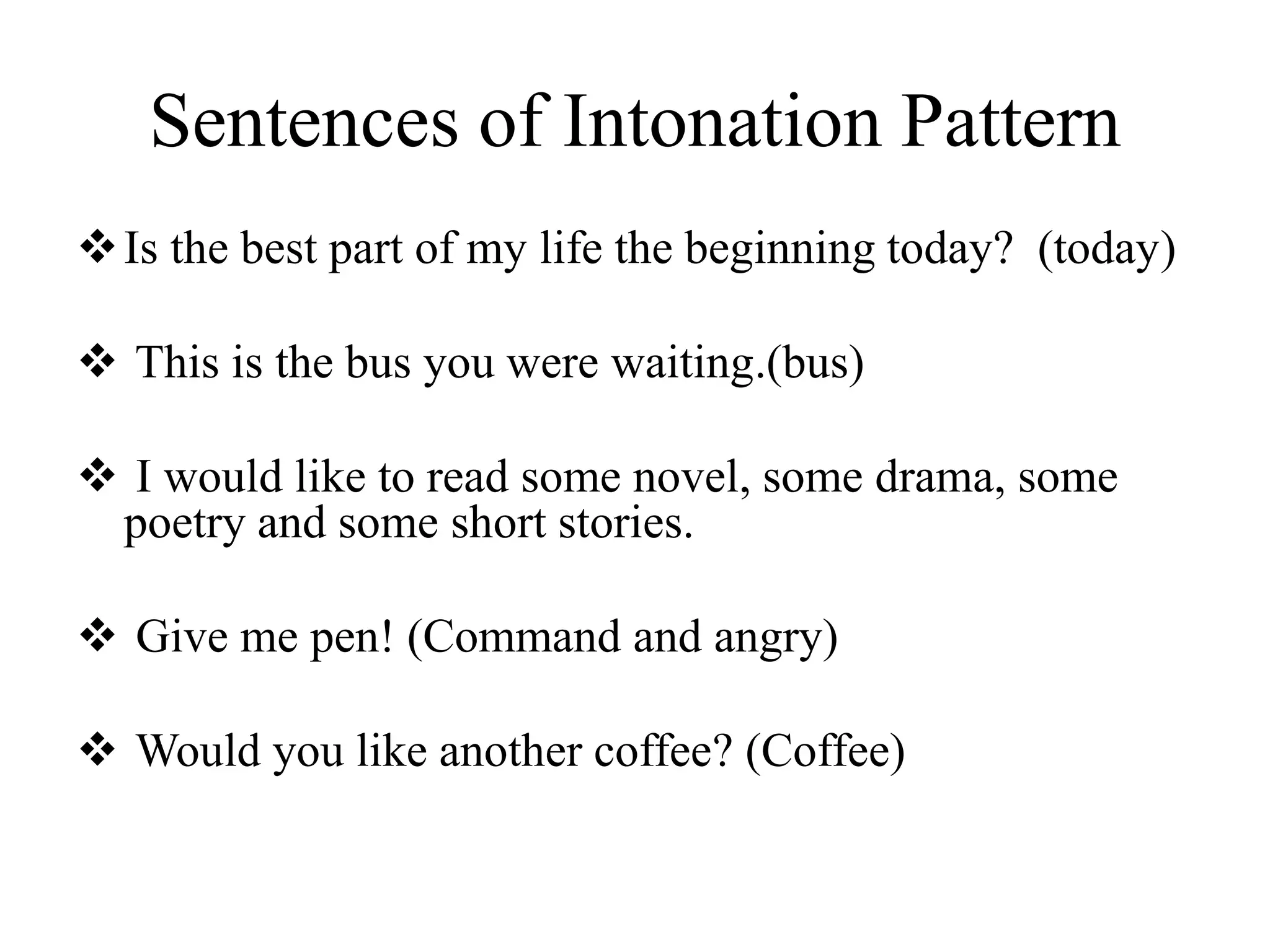 Intonation Patterns of Marathi Speaker of English | PPT