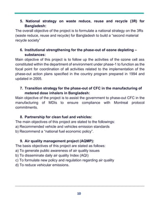 Department of environment(DOE),Bangladesh | PDF