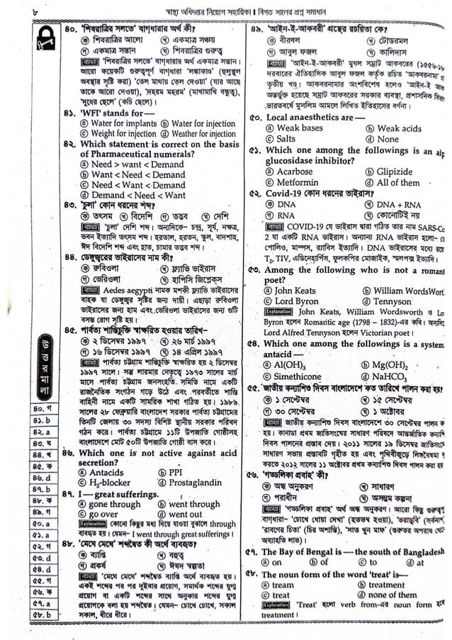 Department of Health Drug inspector Question Solution 2021.pdf