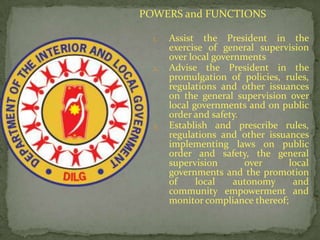 Department of interior and local government | PPTX