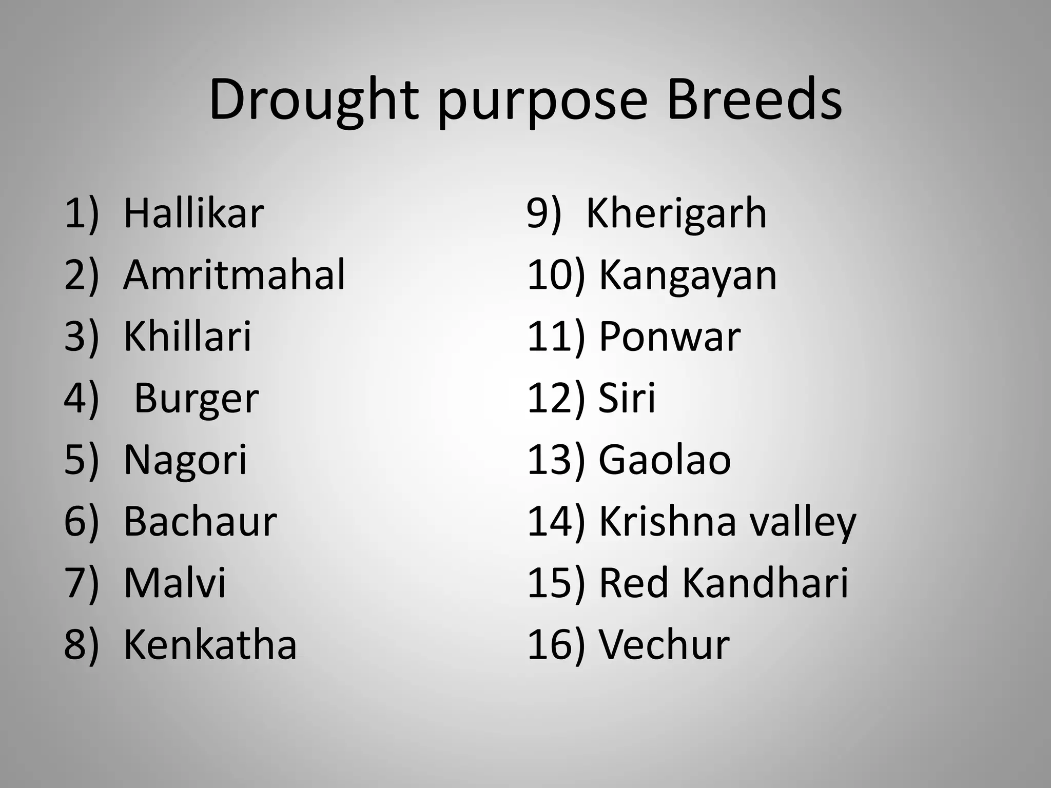 Breeds of cattle in india | PPTX