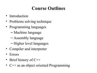 CSC 2311 Slide 1 | PPT