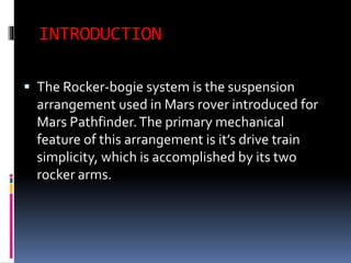 All Terrain Hexapod (Bogie Rocker mechanism) | PPTX | Physics | Science