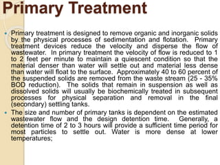 Waste Water Treatment | PPTX