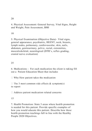 Department of Nursing Grading Criteria for Complete Health.docx