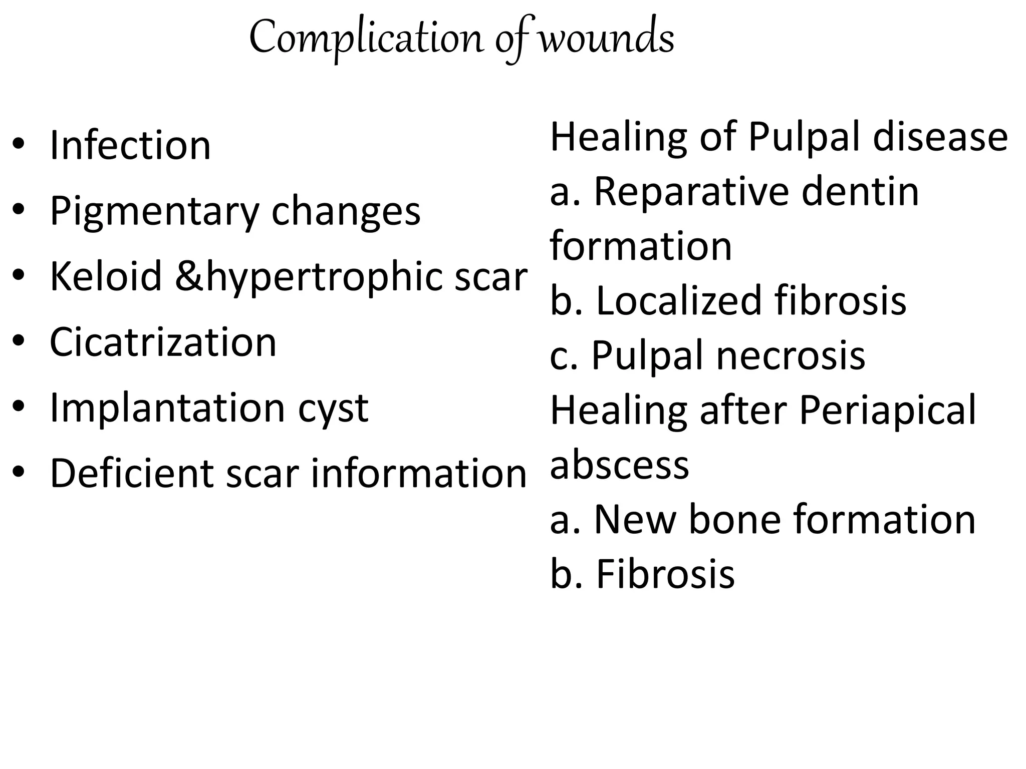 Department of oral & maxillofacial surgery (Wound healing ) | PPTX