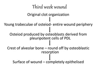 Department of oral & maxillofacial surgery (Wound healing ) | PPTX