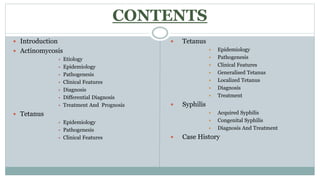 Actinomycosis, Tetanus, Syphilis.pptx