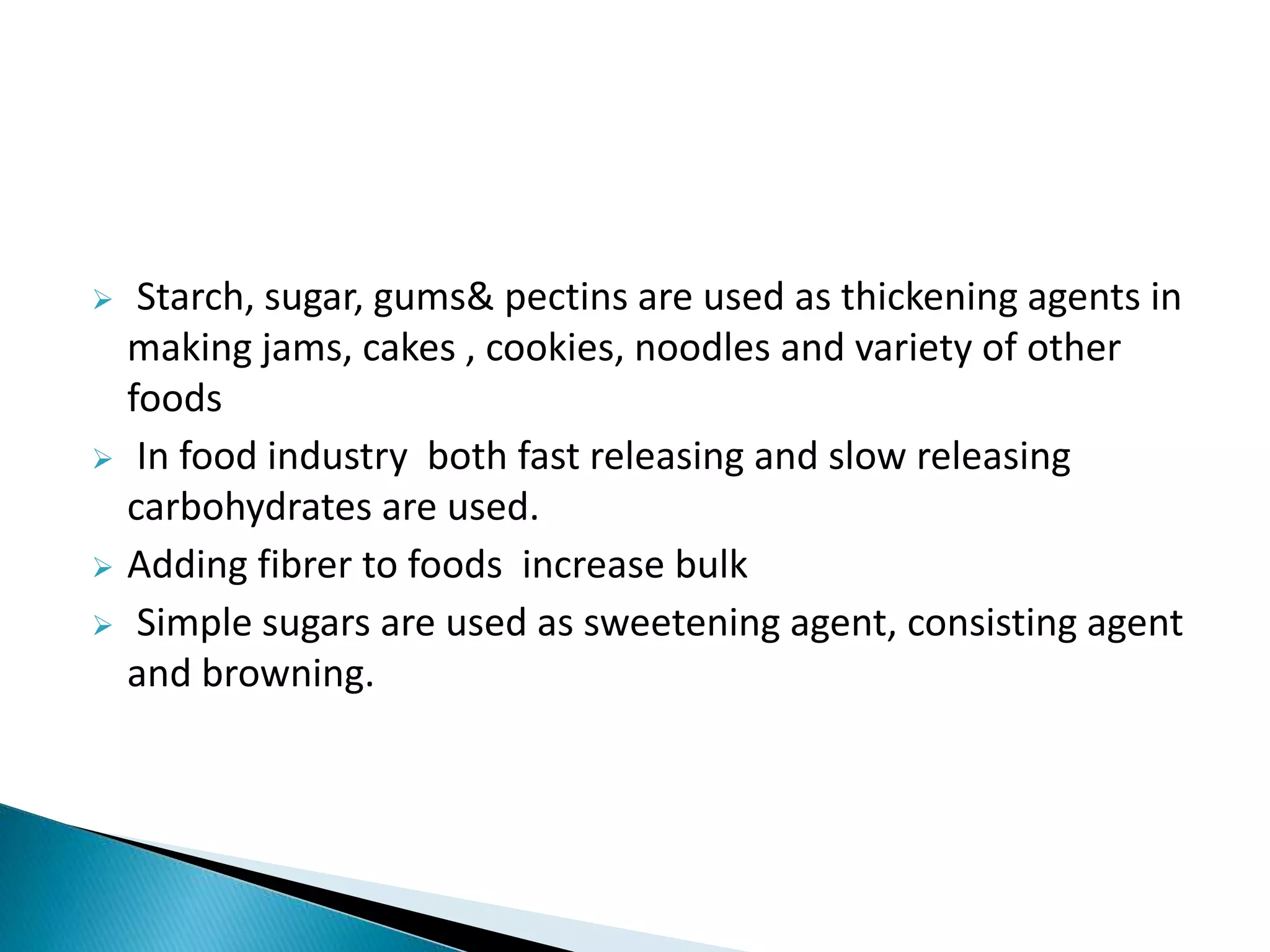 CARBOHYDRATES IN FOOD ANALYSIS | PPTX
