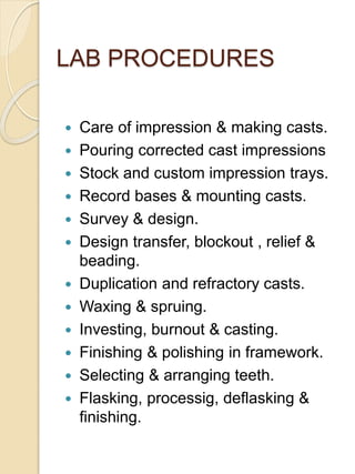 LAB PROCEDURES IN CPD | PPTX