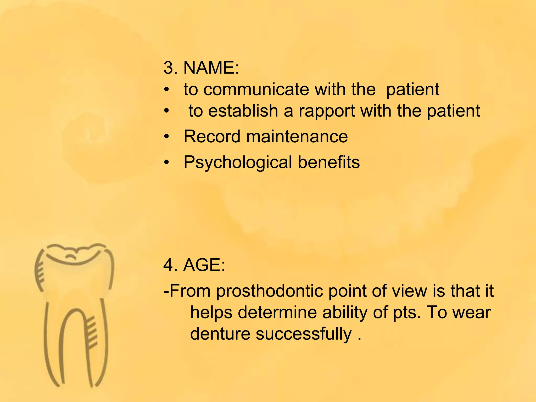 case history in prosthodontics | PPTX