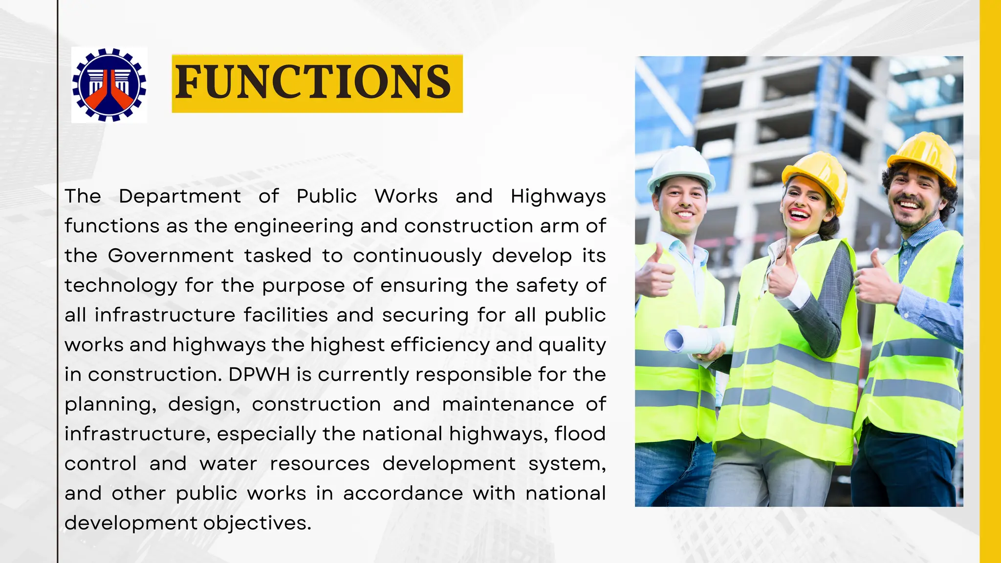 DPWH - DEPARTMENT OF PUBLIC WORKS AND HIGHWAYS | PDF