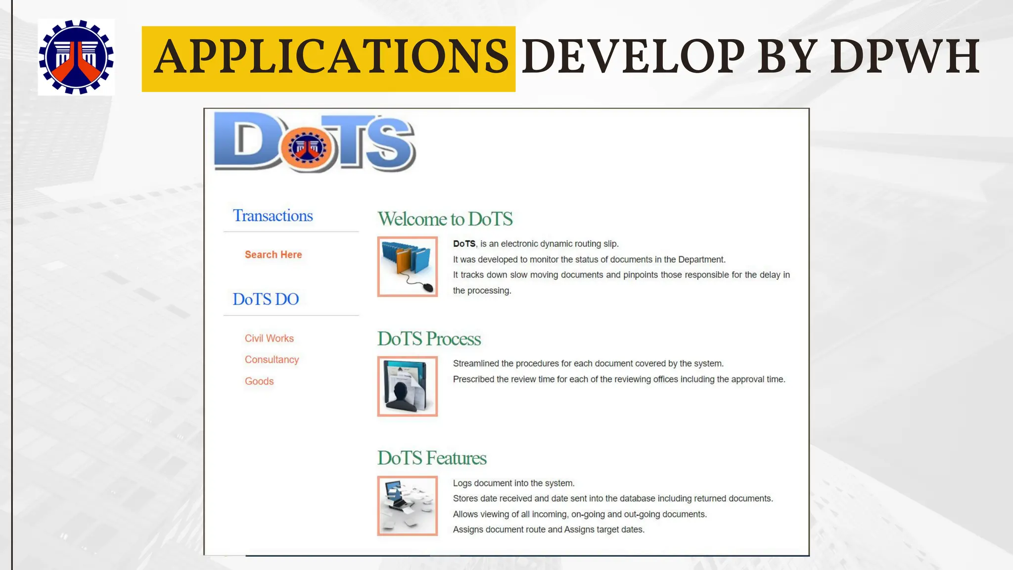 DPWH - DEPARTMENT OF PUBLIC WORKS AND HIGHWAYS | PDF