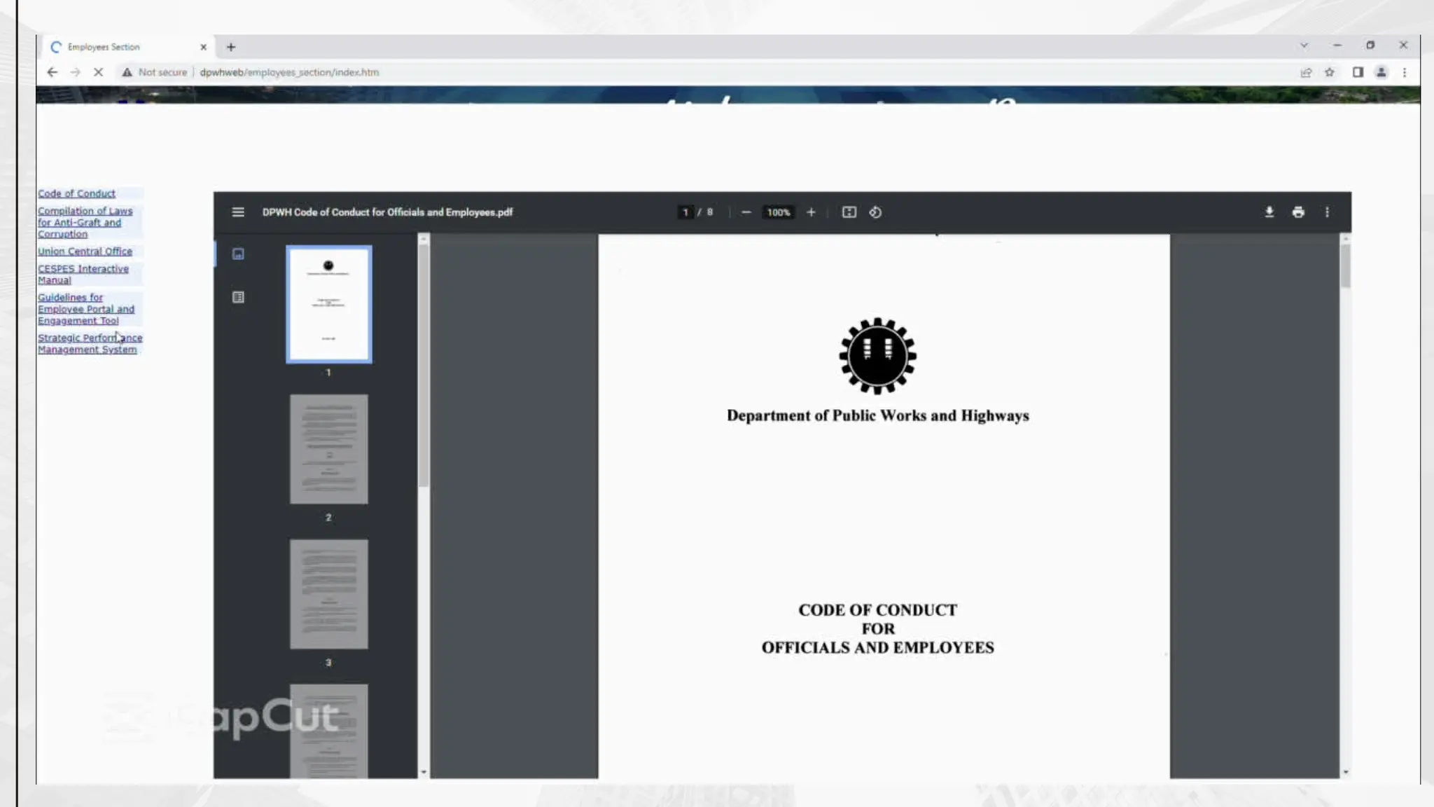 DPWH - DEPARTMENT OF PUBLIC WORKS AND HIGHWAYS | PDF | Civil ...