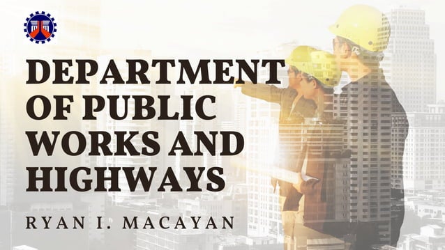 DPWH - DEPARTMENT OF PUBLIC WORKS AND HIGHWAYS | PDF | Civil ...