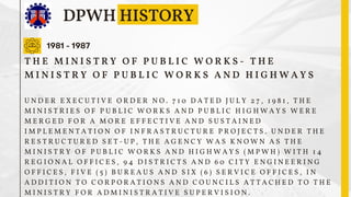 DPWH - DEPARTMENT OF PUBLIC WORKS AND HIGHWAYS | PDF