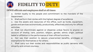 DPWH - DEPARTMENT OF PUBLIC WORKS AND HIGHWAYS | PDF