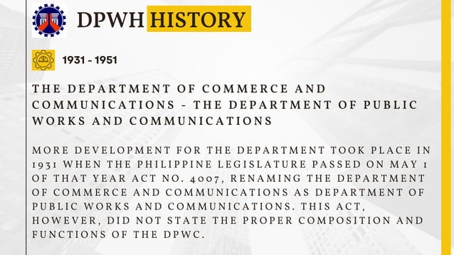 DPWH - DEPARTMENT OF PUBLIC WORKS AND HIGHWAYS | PDF | Civil ...