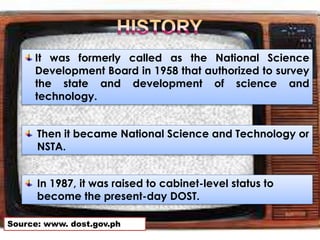 Department of science and technology | PPTX