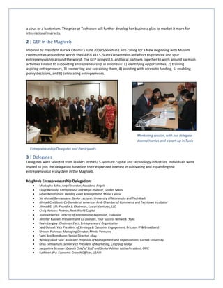 US Department of State PNB-NAPEO Maghreb Delegation Media Kit | PDF ...