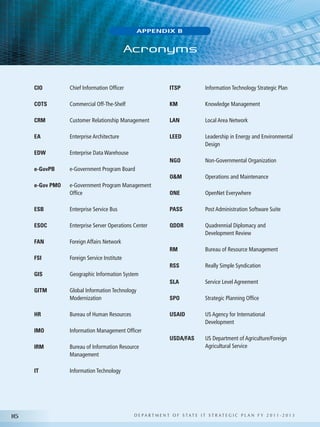 US Department of State’s Information Technology Strategic Plan | PDF ...