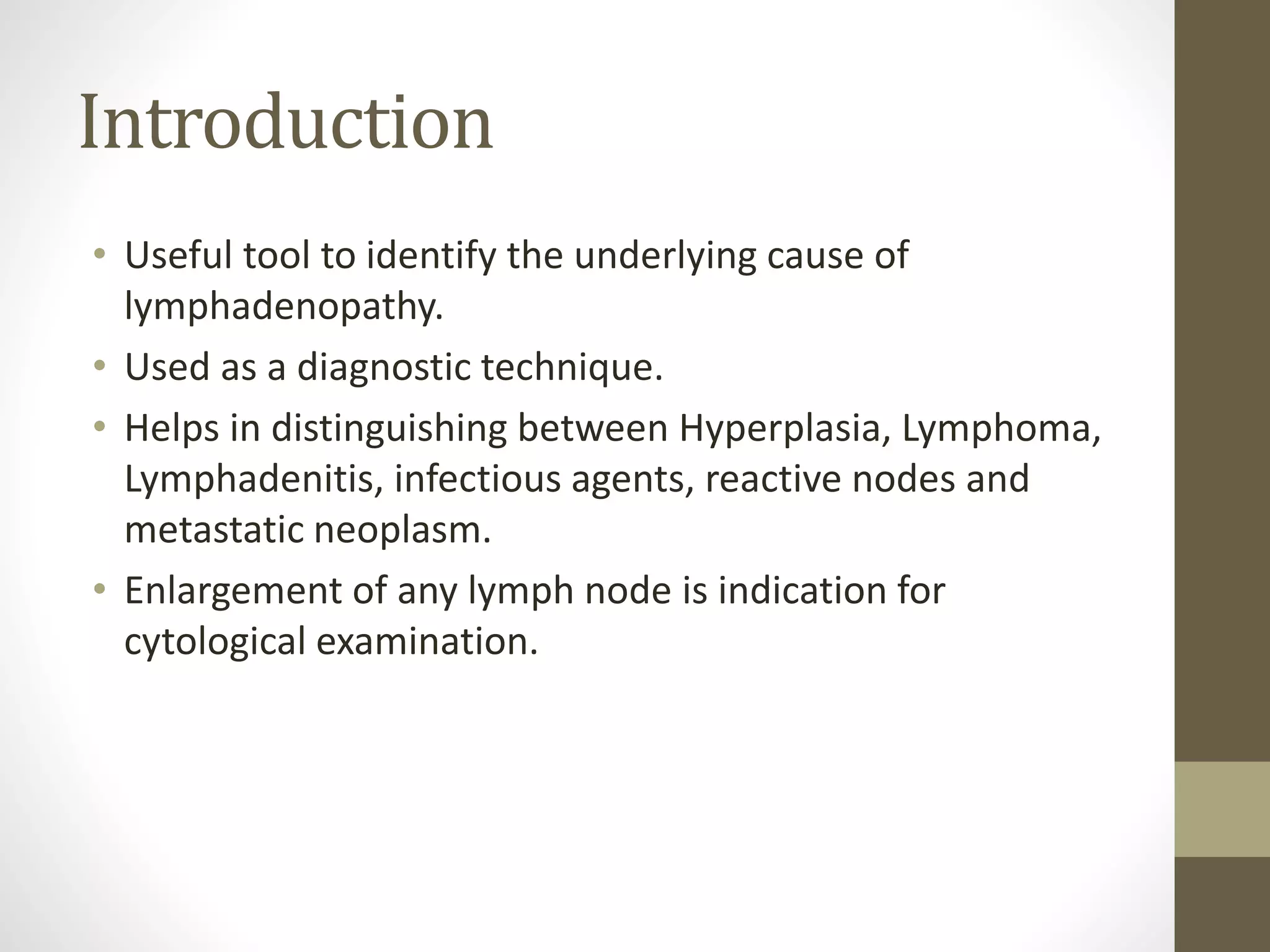 Lymph Node Impression smear cytology | PPTX
