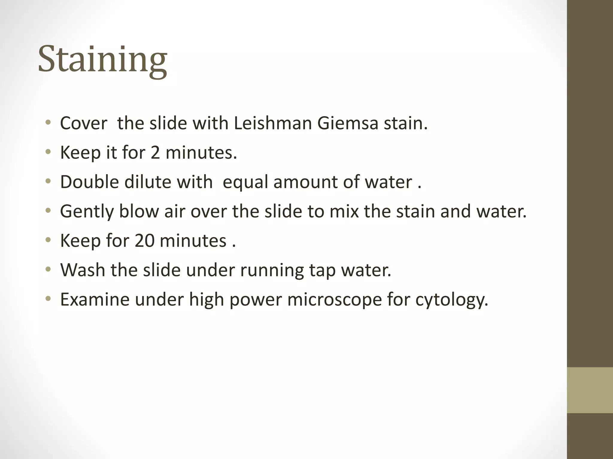 Lymph Node Impression smear cytology | PPTX