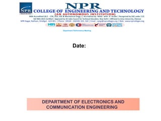 Department Review Template for Engineering Institutions | PPTX