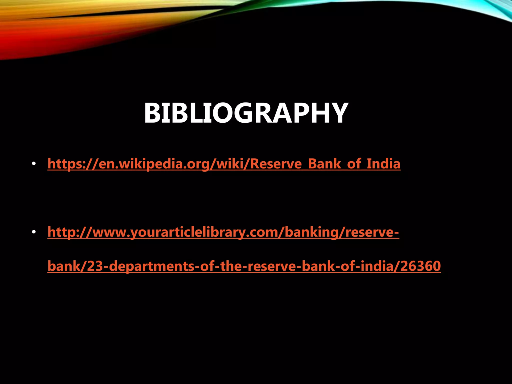 Departments of rbi ppt | PPTX