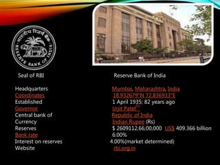 Departments of rbi ppt | PPTX