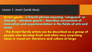 Deped grade 10 music quarter 1 - lesson 1 to 4 | PPTX