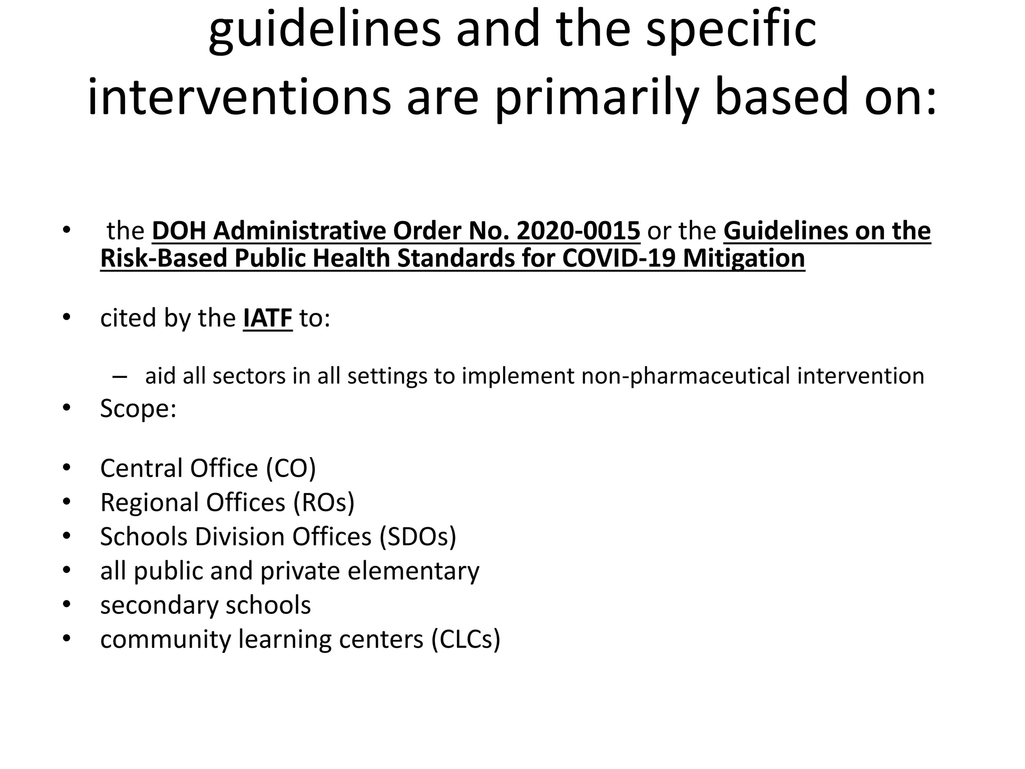 DepEd-O-R-D-E-R-No.-14-SERIES-2020-PRESENTATION-fINAL.pptx | Infectious ...
