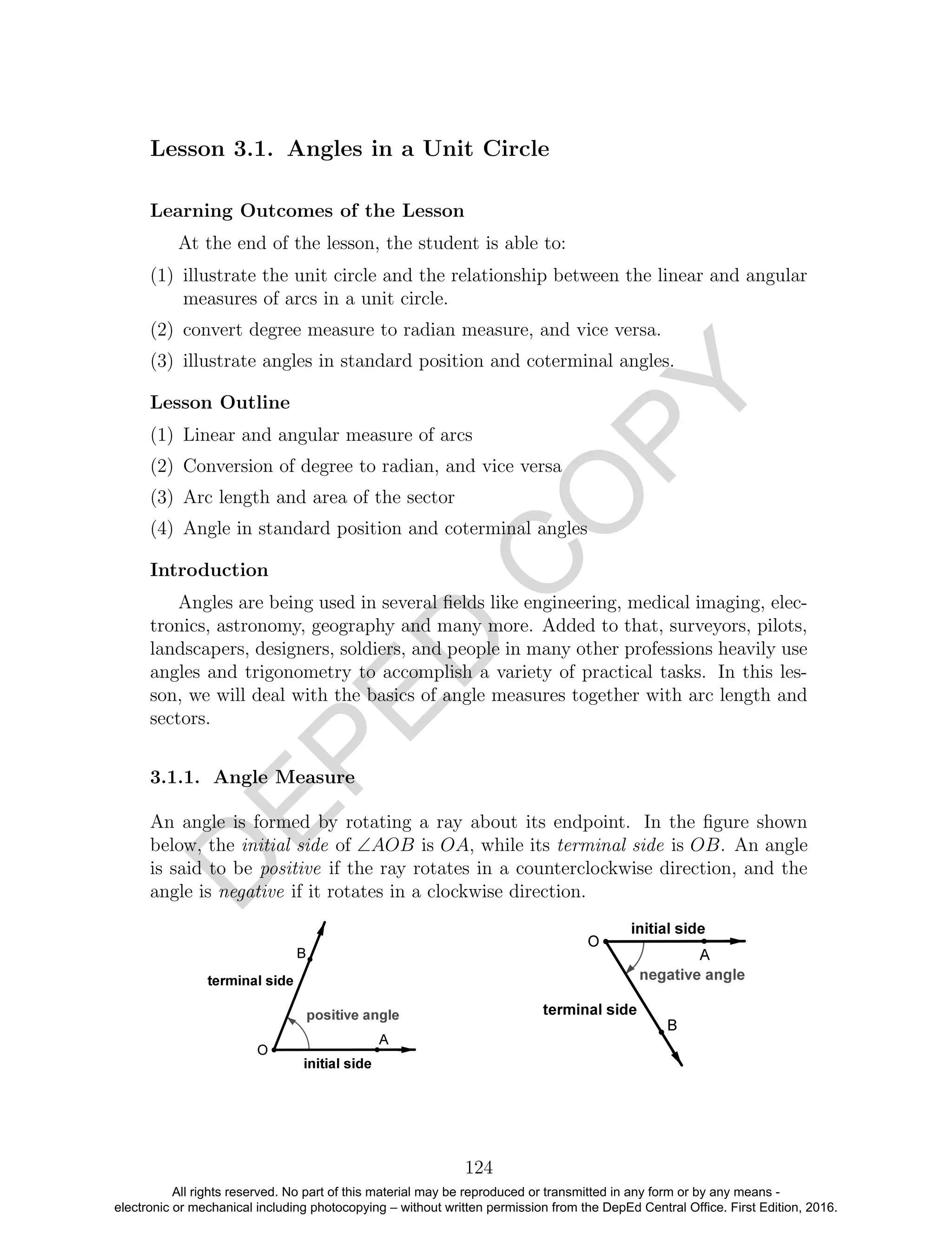 Pre calculus Grade 11 Learner's Module Senior High School | PDF