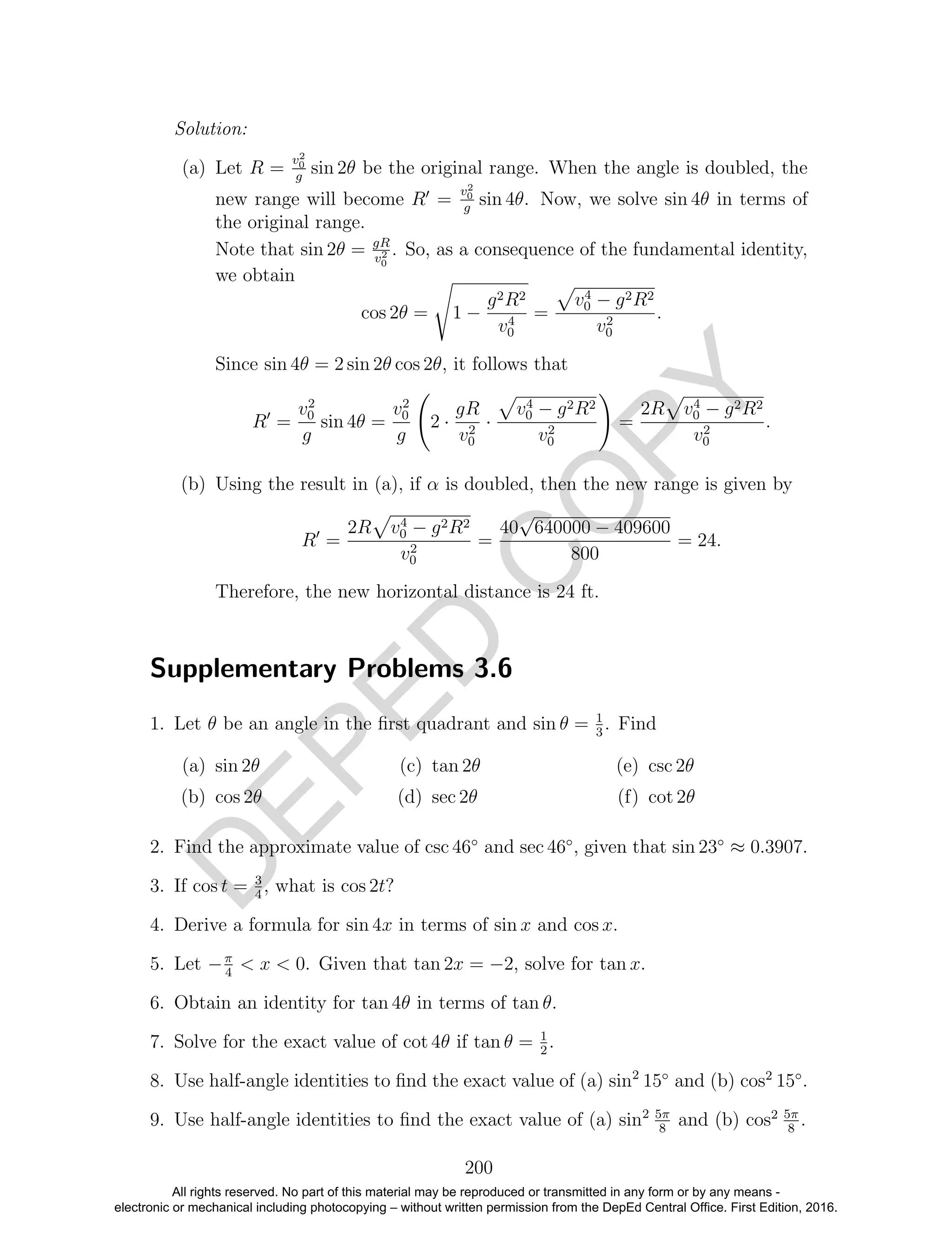 Pre calculus Grade 11 Learner's Module Senior High School | PDF