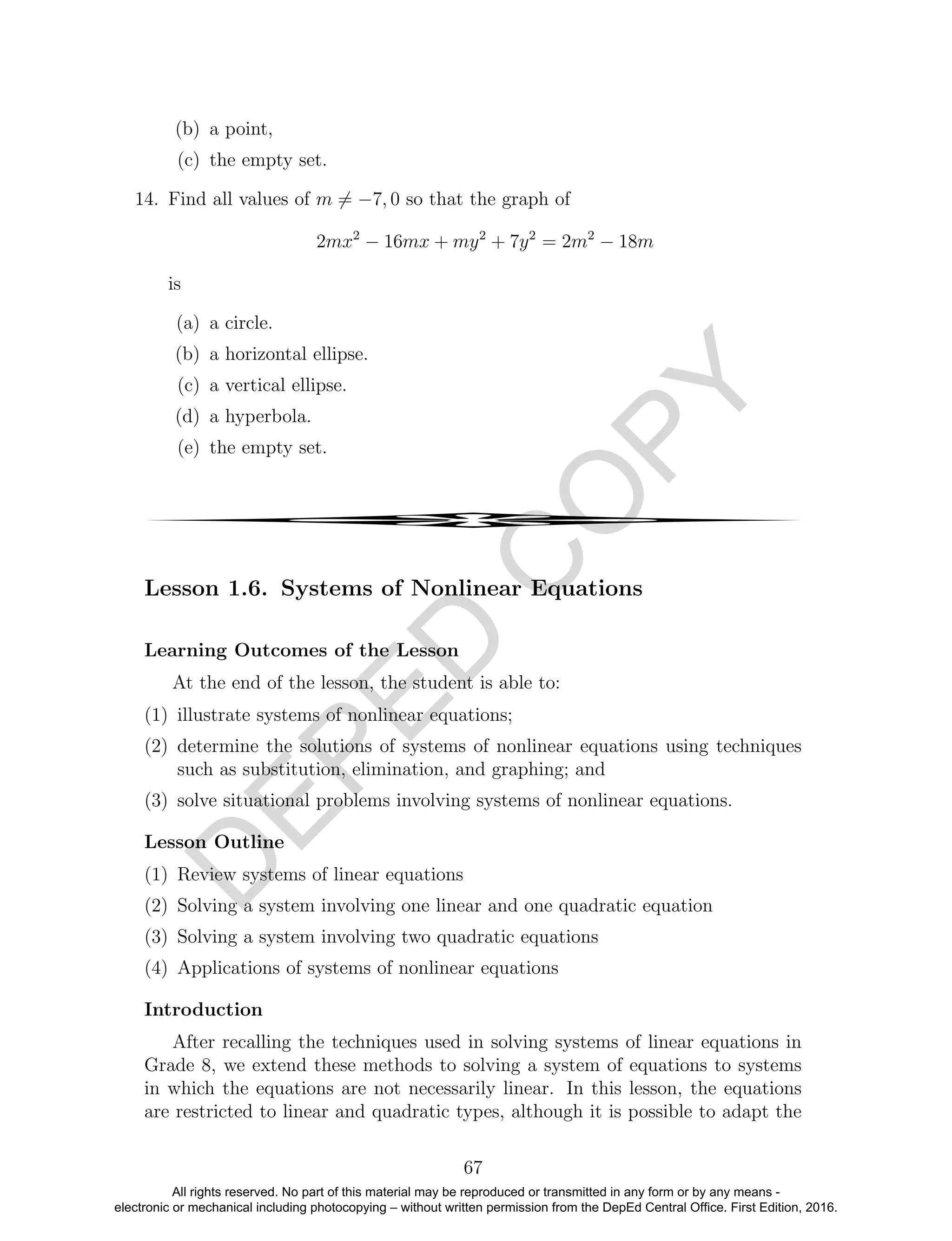 Pre calculus Grade 11 Learner's Module Senior High School | PDF