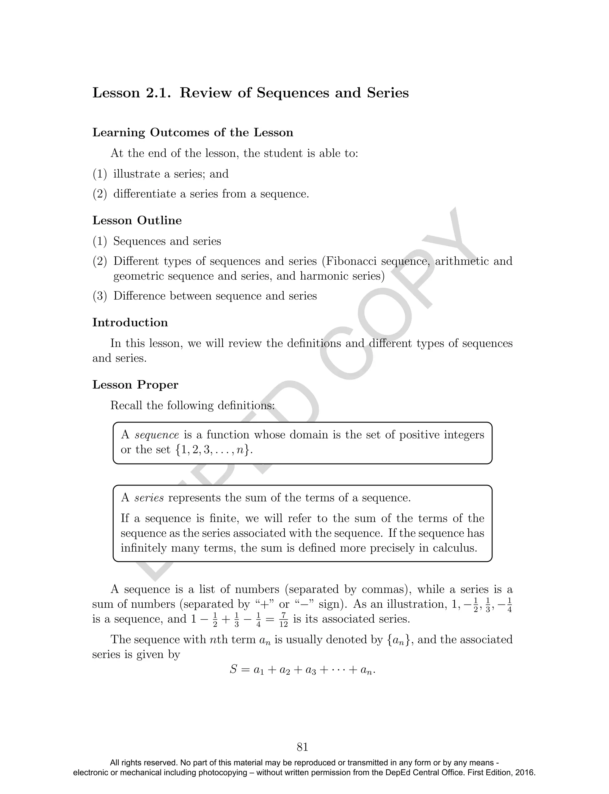 Pre calculus Grade 11 Learner's Module Senior High School | PDF
