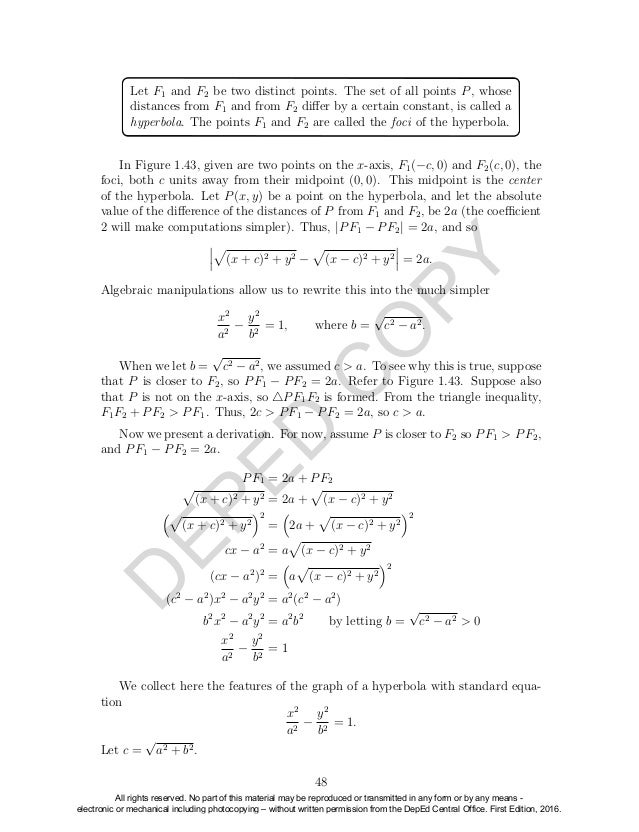 Pre calculus Grade 11 Learner's Module Senior High School
