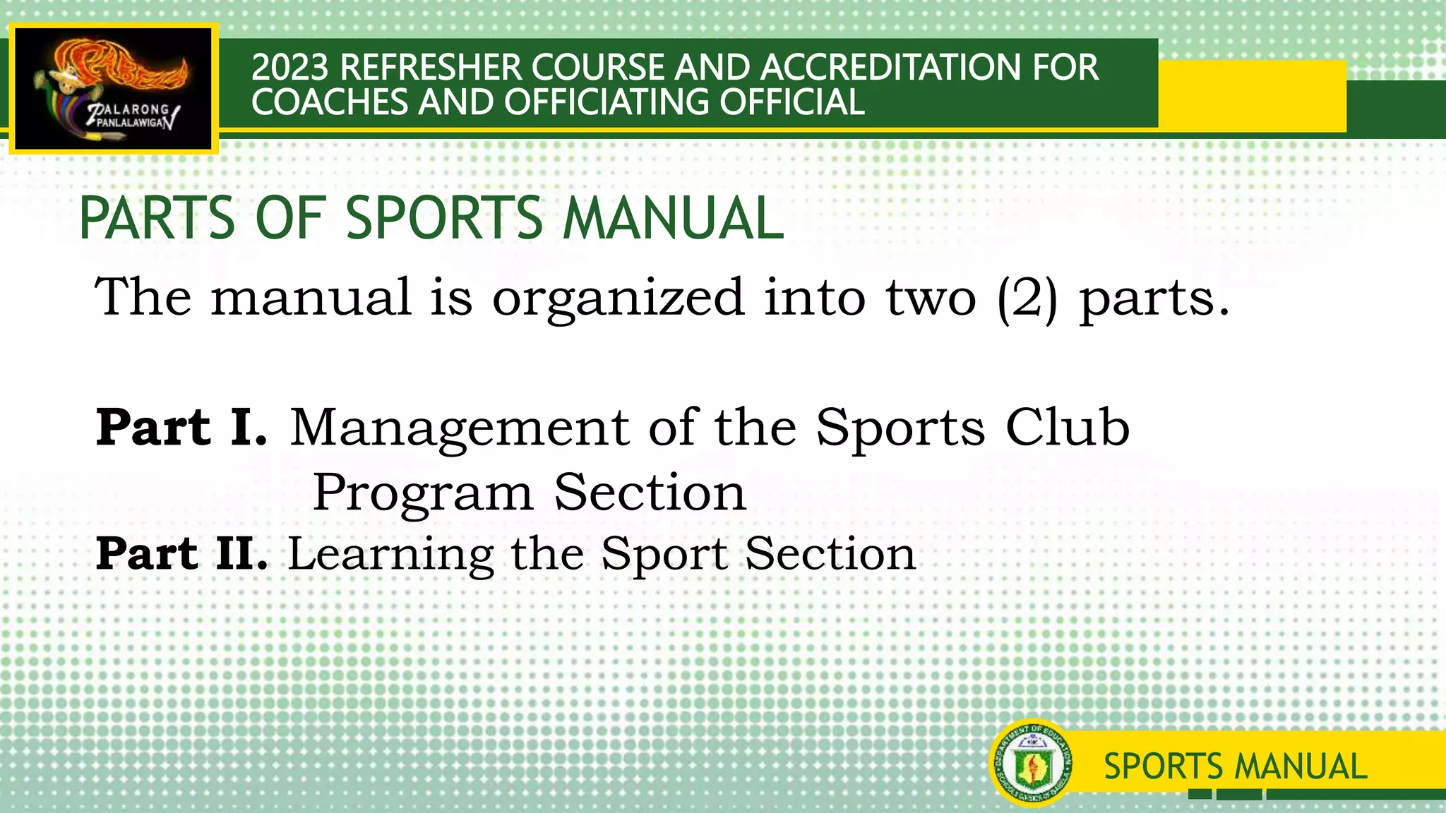 DepEd-Sports-Manual-Overview.pptx | Sports