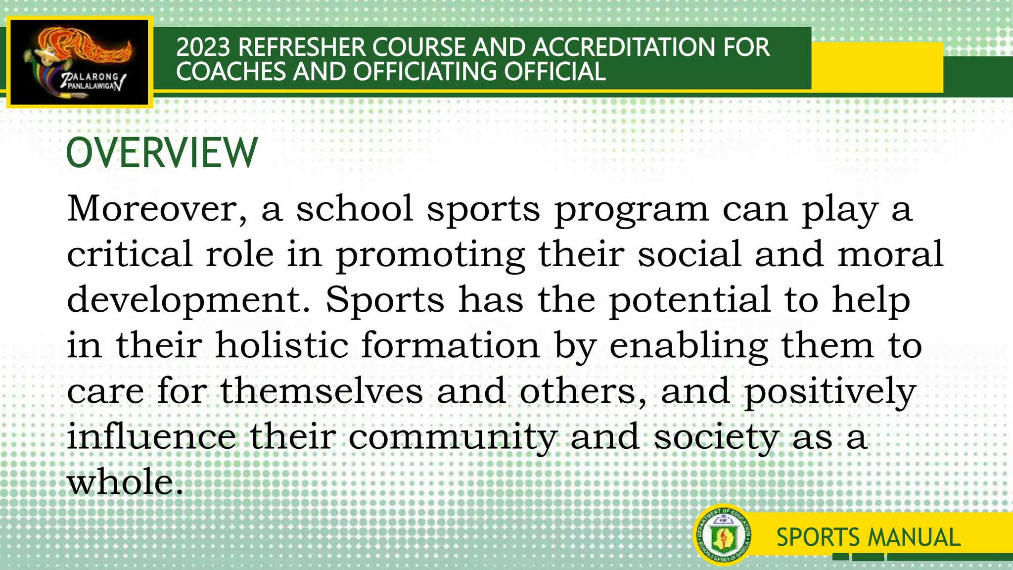 DepEd-Sports-Manual-Overview.pptx | Sports